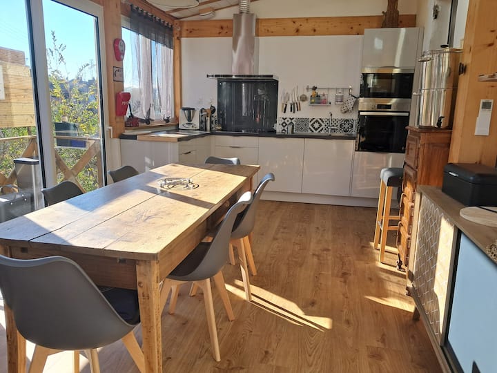 Maison En Pierre 2 Chambres Avec Jardin Privé - Mimos