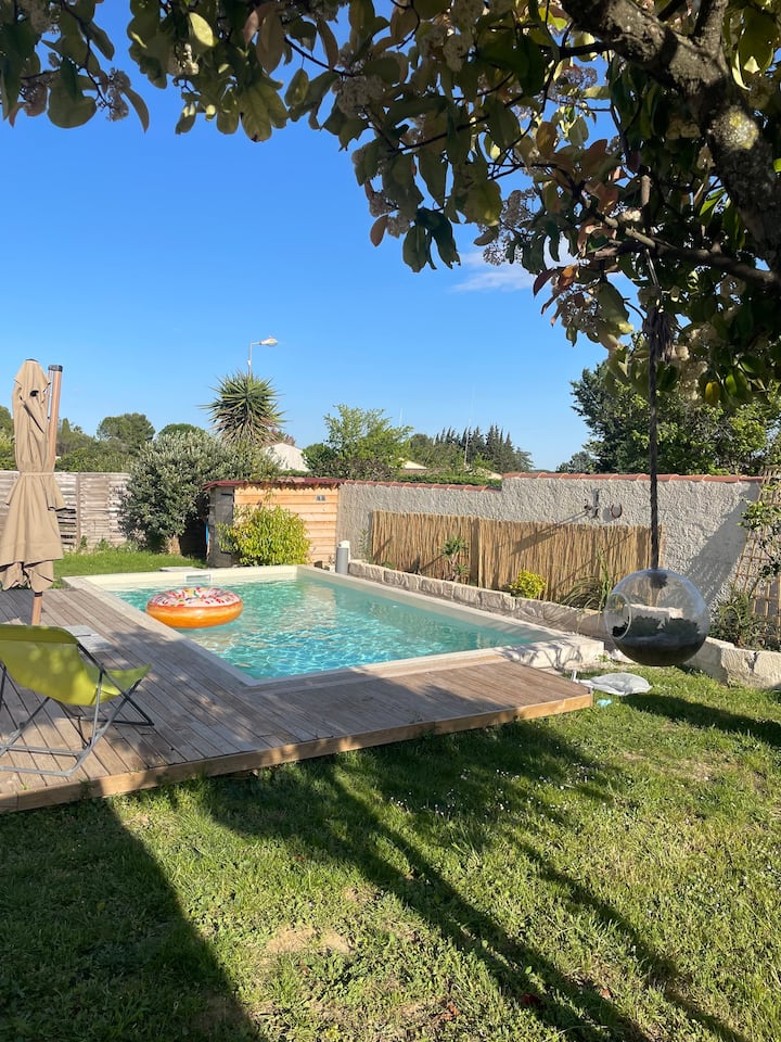 Maison Familiale Et Chaleureuse - Lunel