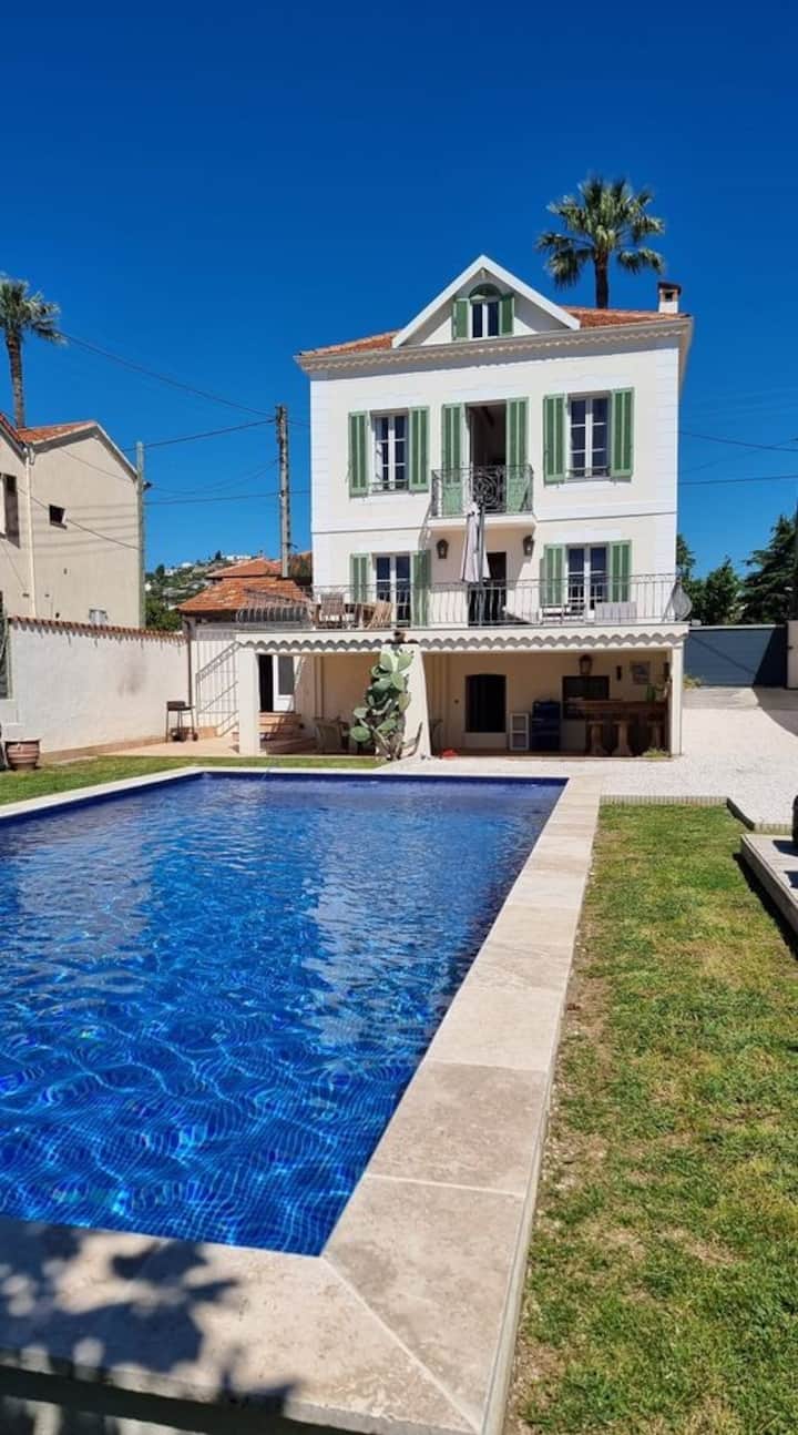 Villa Acacia-10 Pers Private Pool - Juan-les-Pins