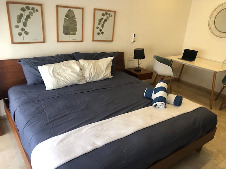 The Shore Abel 110/ Gym+pool+ocean View - Playa del Carmen