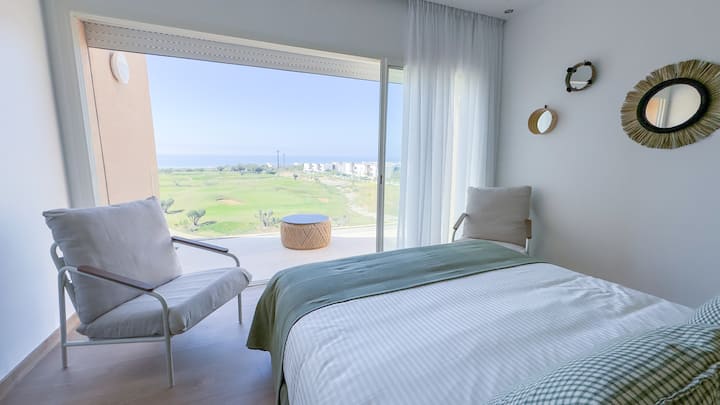 Duplex Moderne Vue Mer & Golf à Taghazout Piscine - Taghazout