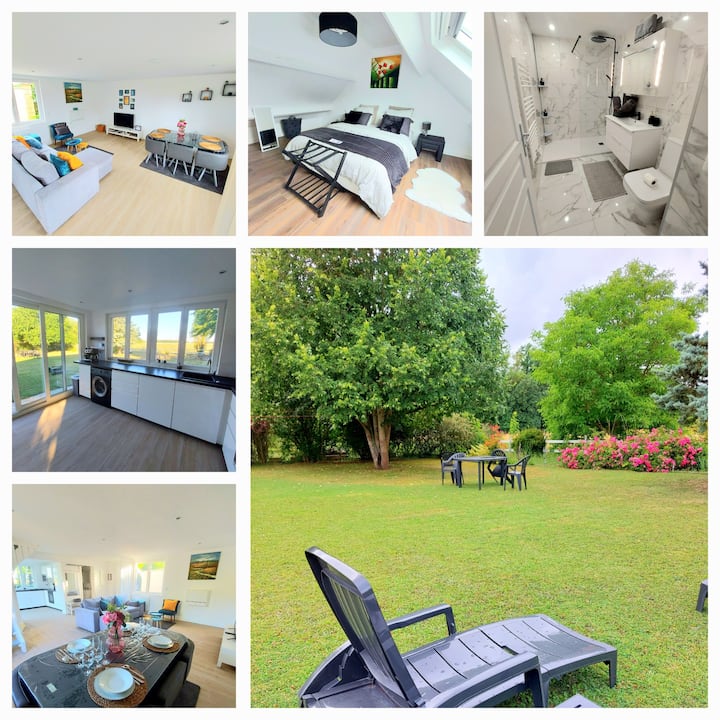 Campagne Enchantée. Zoo 10 Min. Gîte Classé - Thoiry