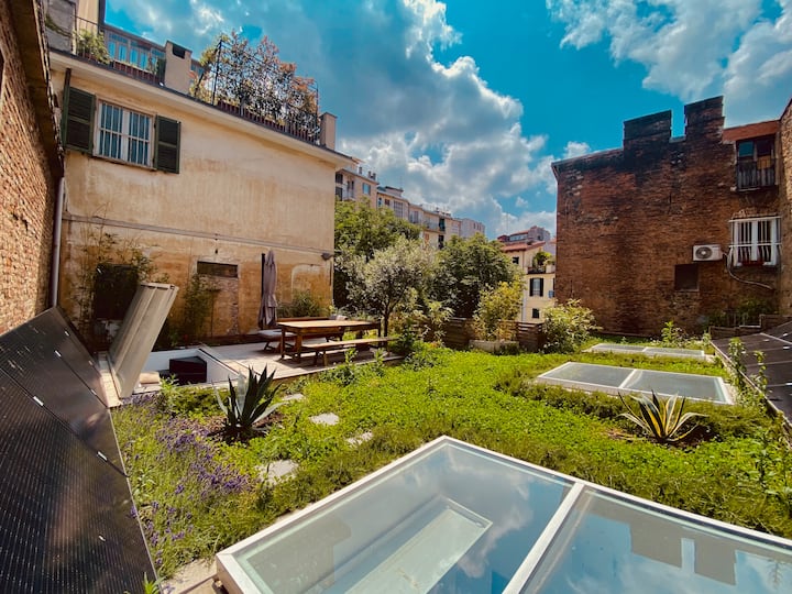Bamboo Loft - 170 M2 - Rooftop - Ev Parking - Turín