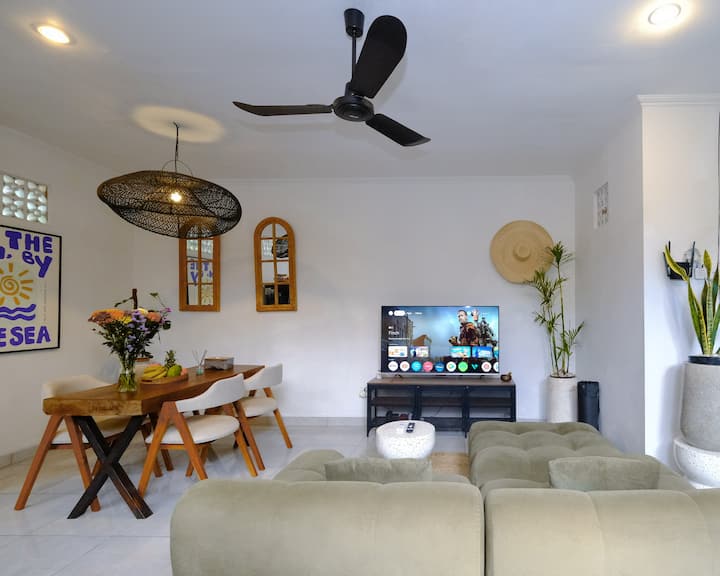 Best Deal Monthly Rate! Tropical House In Canggu - Seminyak