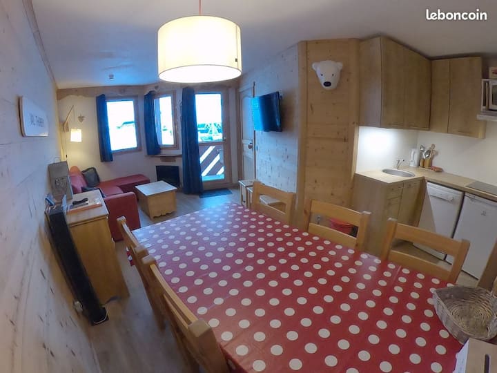 Val Tho Skis Aux Pieds 2 Chambres 2 Lit Double Sud - Val Thorens