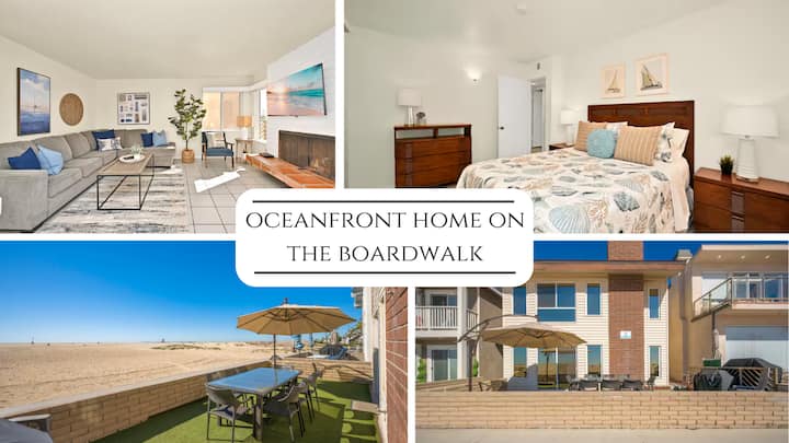 Oceanfront Home On Boardwalk W/ Ac - Walk To Pier - Newport Beach, CA