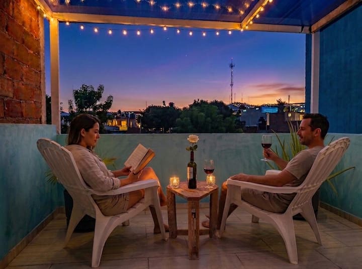 Casamoroli-design House + Terrace • Near La Merced - Oaxaca, Mexico