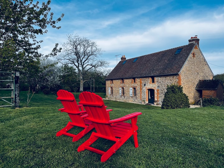 Charmante Longère Normande Du Xviii Rénovée - Normandy
