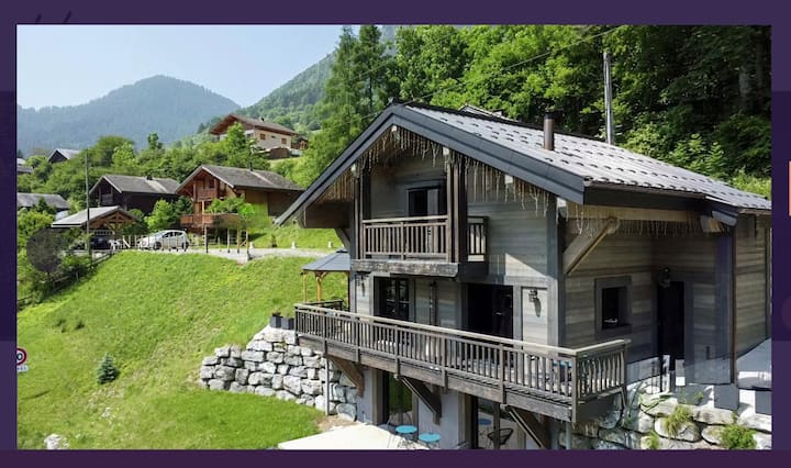 Chalet Cosy Avec Jacuzzi 11 Pers - Haute-Savoie