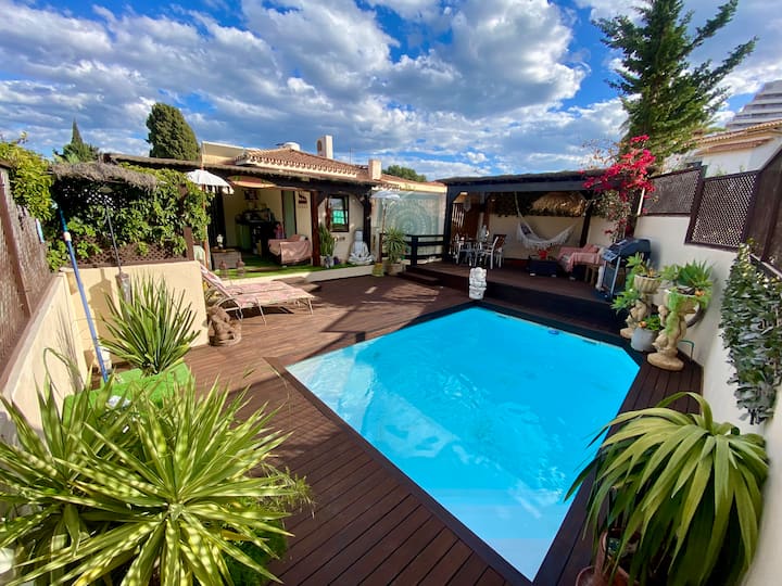 Bungalow Aloha,private Pool, Beachside And Bbq. - Benalmádena