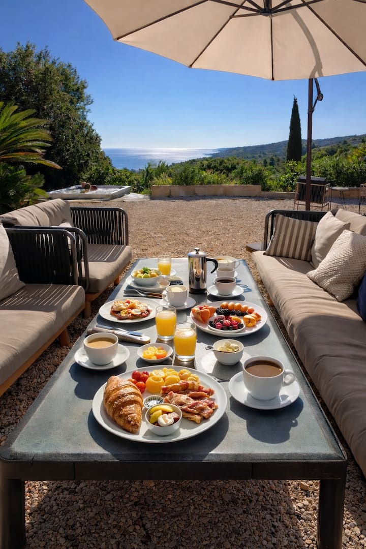 La Croix Valmer, Vue Mer, Piscine & Jacuzzi, - La Croix-Valmer