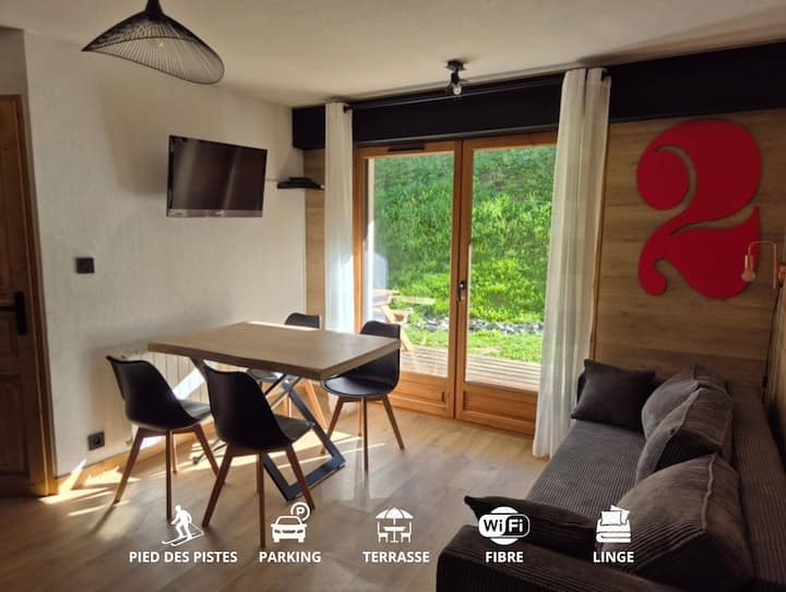 Pied Des Pistes Terrasse Parking Tout Compris - Lac du Plan