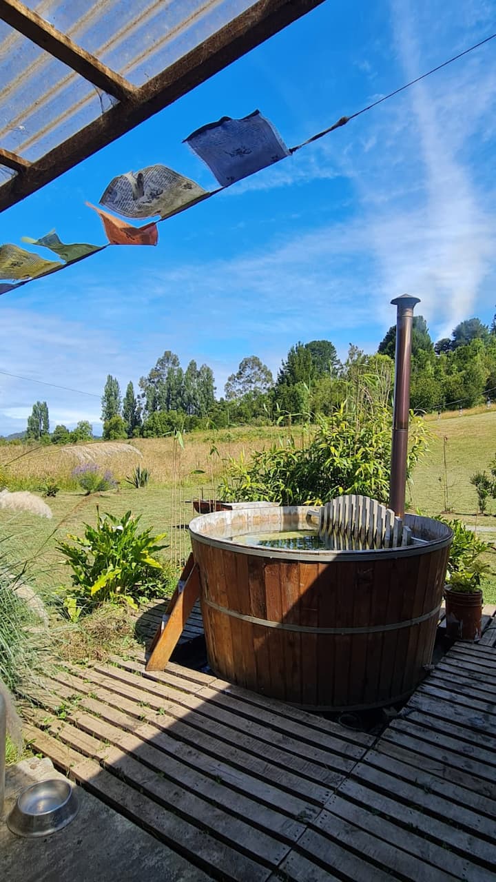 Cabaña Con Tinaja Privada A Pasos Del Centro - Puerto Octay
