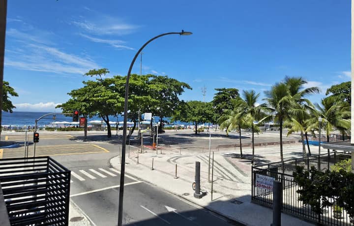 #204 - Maravilhoso Flat. Vista Lateral P/praia. - Copacabana