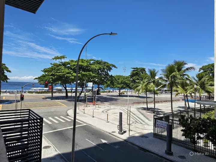 #204 - Maravilhoso Flat. Vista Lateral P/praia. - Rio de Janeiro