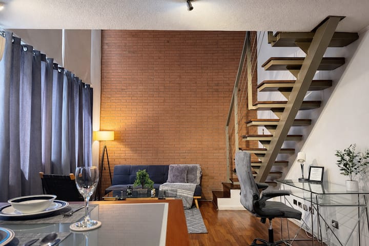 Loft Santiago Con Vista Al Cerro San Cristóbal - Recoleta, Chile