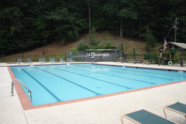 Pool|hottub 6-seater|firepit|wineries|pickleball - Carters Lake, GA
