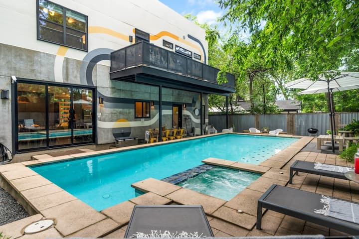 8br Retreat For Groups | Pool | Near Downtown - Austin, TX
