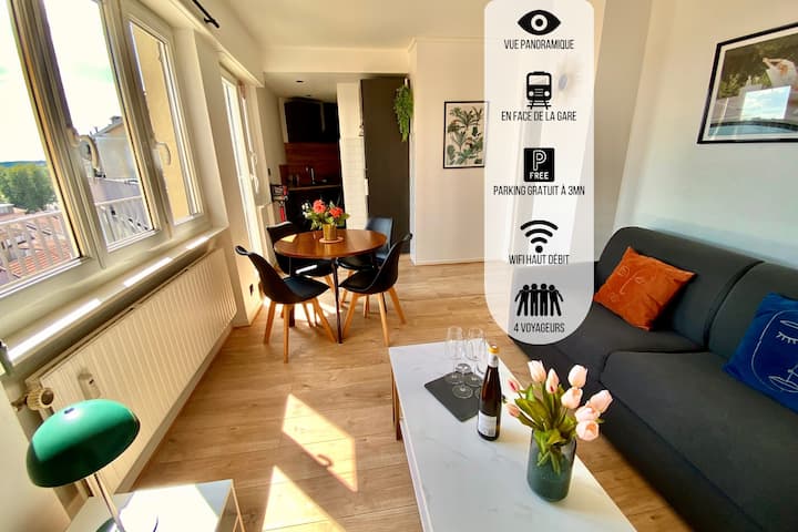 Le Perchoir-wifi-face à La Gare-terrasse-commerces - Sarrebourg