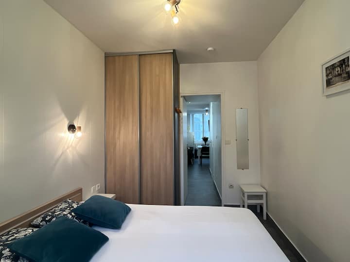 Appartement "Bleu"-2 Pers-face Au Donjon 2* - La Roche-Posay