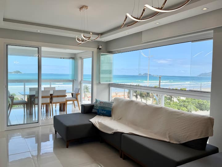 Apartamento Luxuoso Pé Na Areia - Enseada, Guarujá - Guarujá