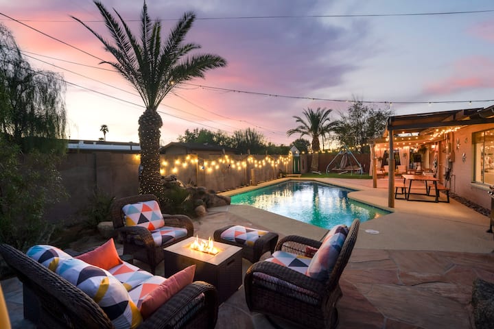 Heated Pool| Hot Tub| Chill Backyard - Tempe, AZ