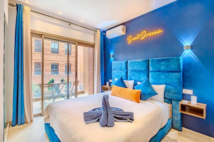 Centre Gueliz Ville Appartement Tout à Pieds - Marrakech