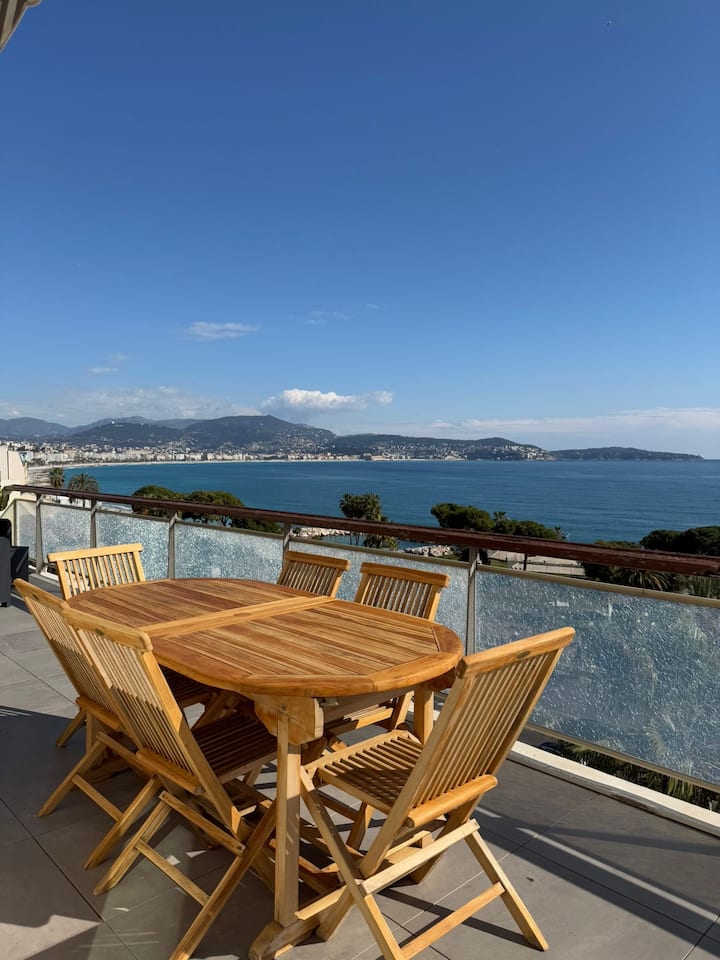 Nice, Vue Exceptionnelle Mer Dernier Etage Parking - Nice