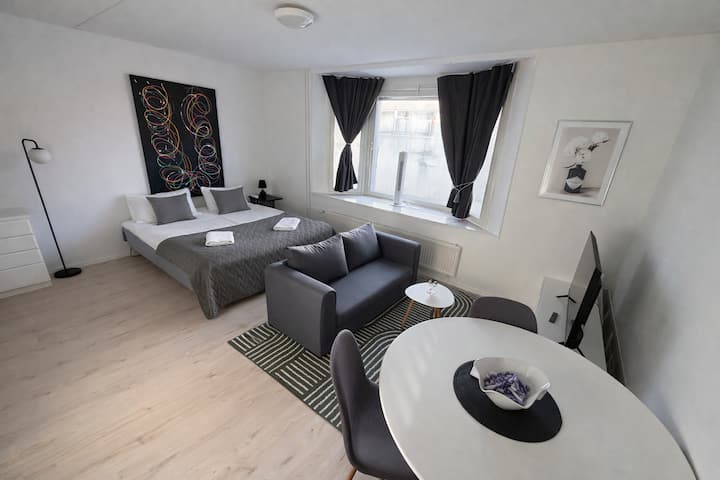 Cool Studio Apartment With Big Corner Windows - Vaasa