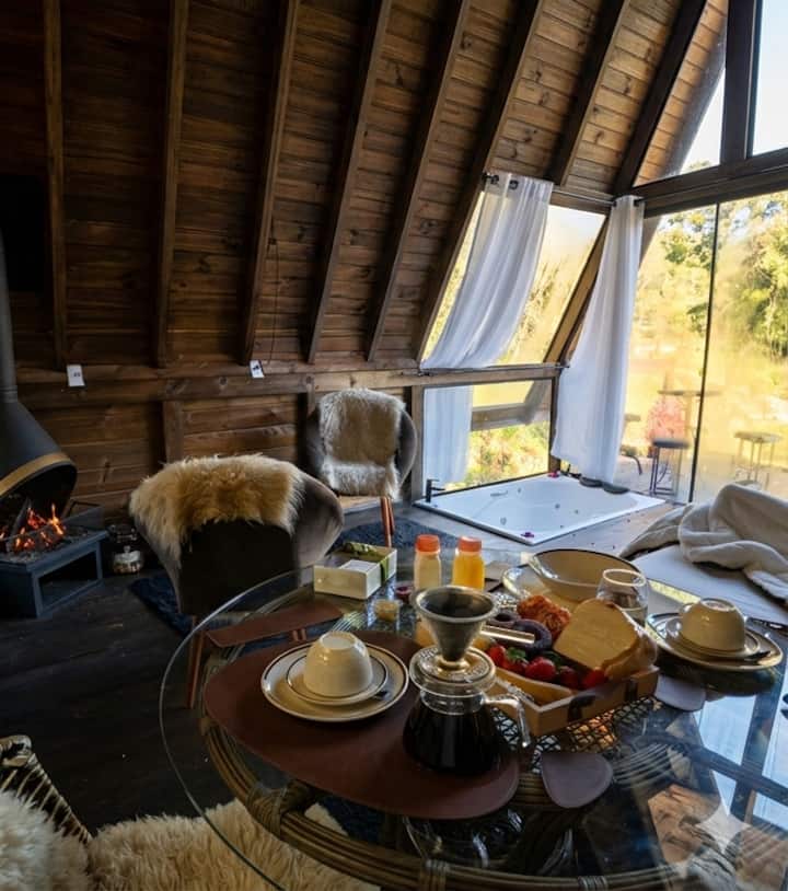 Chalé Do Lago - Refúgio Pedra Parada - Águas Mornas