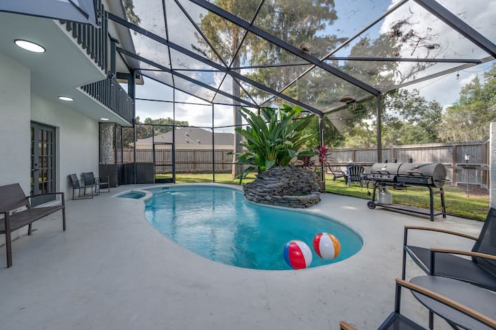 Lakefront Mansion W/ Pool And Pilates - 아폽카