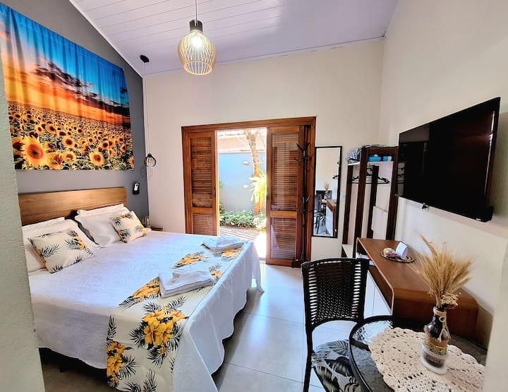 Studio 3 Vila Catarina - Balcon Et Jardin - Ilhabela