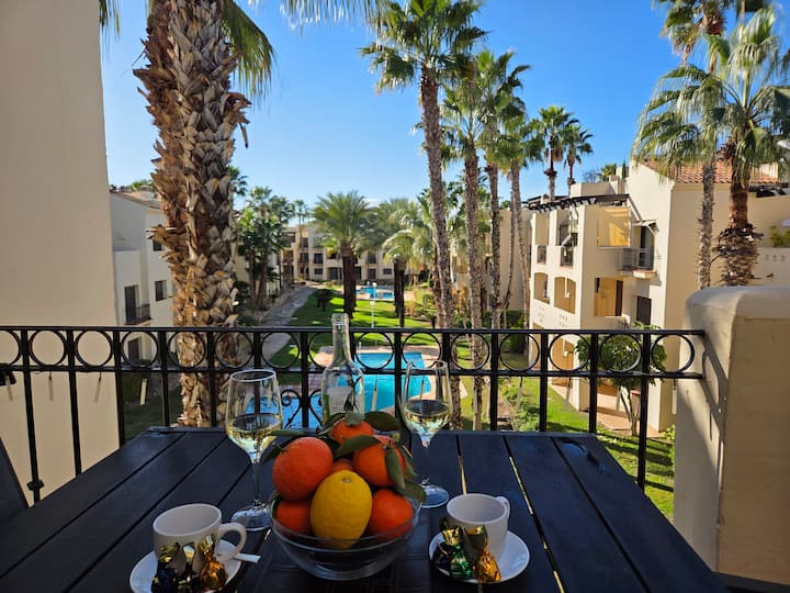 Byt S Krásným Výhledem S Terasou A Soláriem. - San Javier