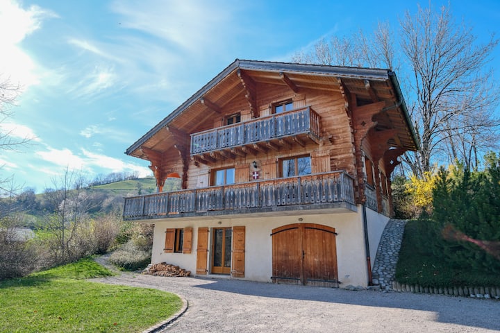 Chalet Creusaz – ÉVasion Alpine Près Du Lac Léman - Bernex