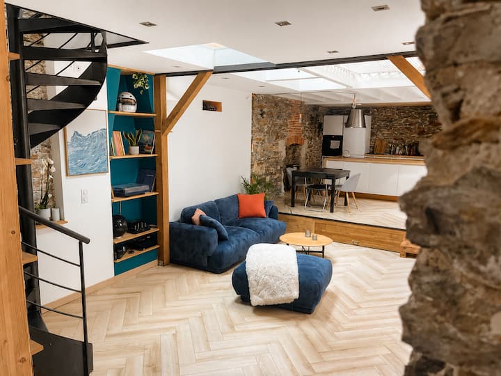 Loft Atypique · Pierre & Verre Au Cœur De Nantes - Nantes