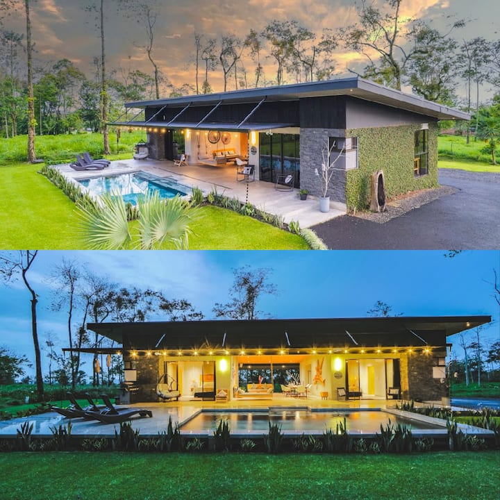 Casa Hiedra Modern Home W/pool In Dairy Farm - Costa Rica