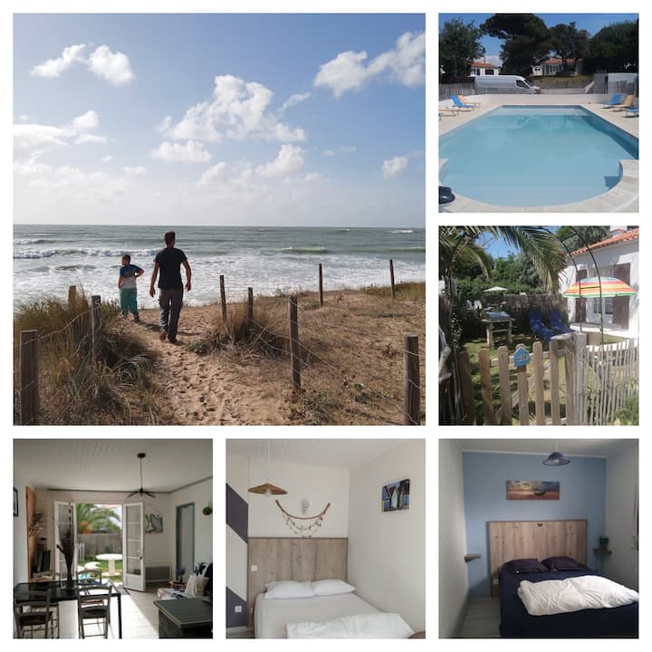 Maison : Jardin, Piscine /Accès Direct à La Plage - Saint-Pierre-d'Oléron