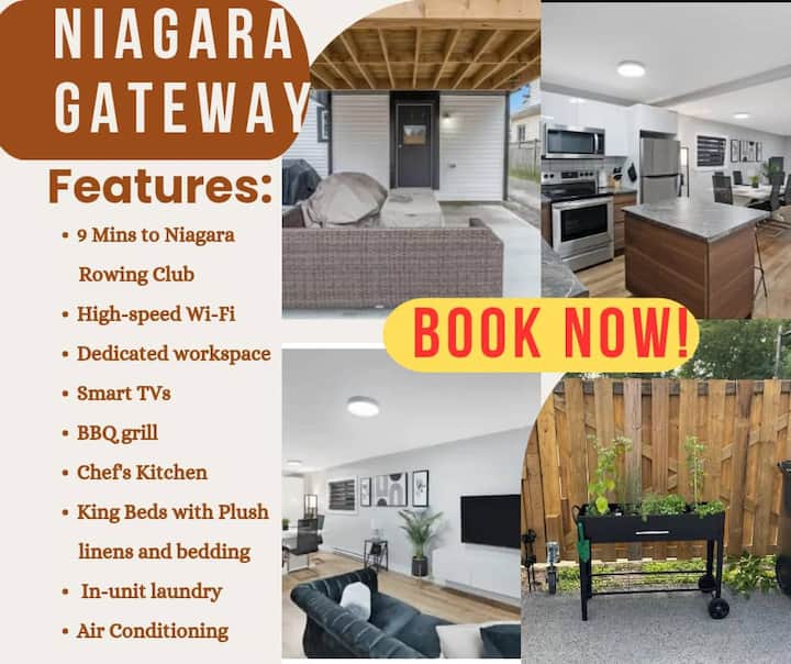 Welcome To Our Modern  2bdrm/1bth W/ Laundry/bbq - Welland
