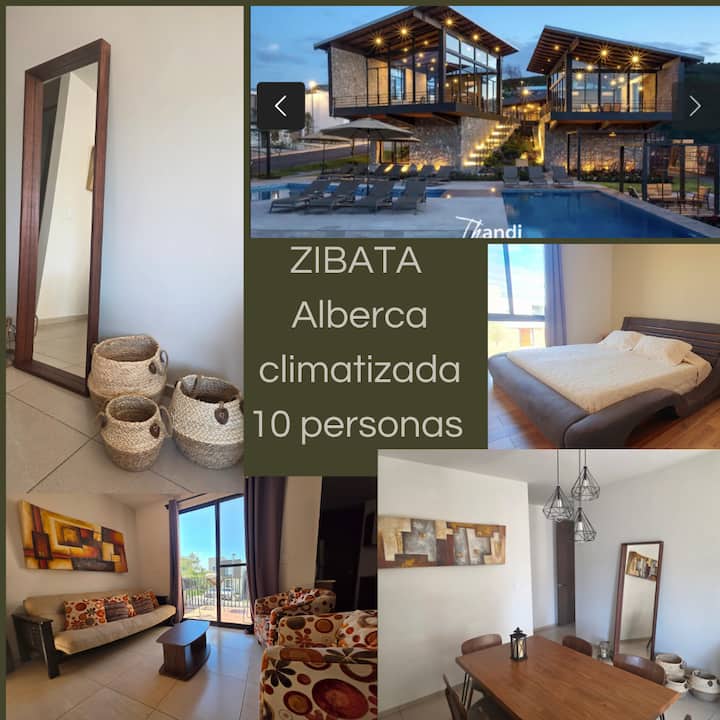 Departamento Premium Alberca Climatizada Zibata - Querétaro