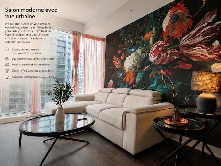 ÉLégant Condo- Vue Panoramique Au Cœur De Montréal - Lasalle