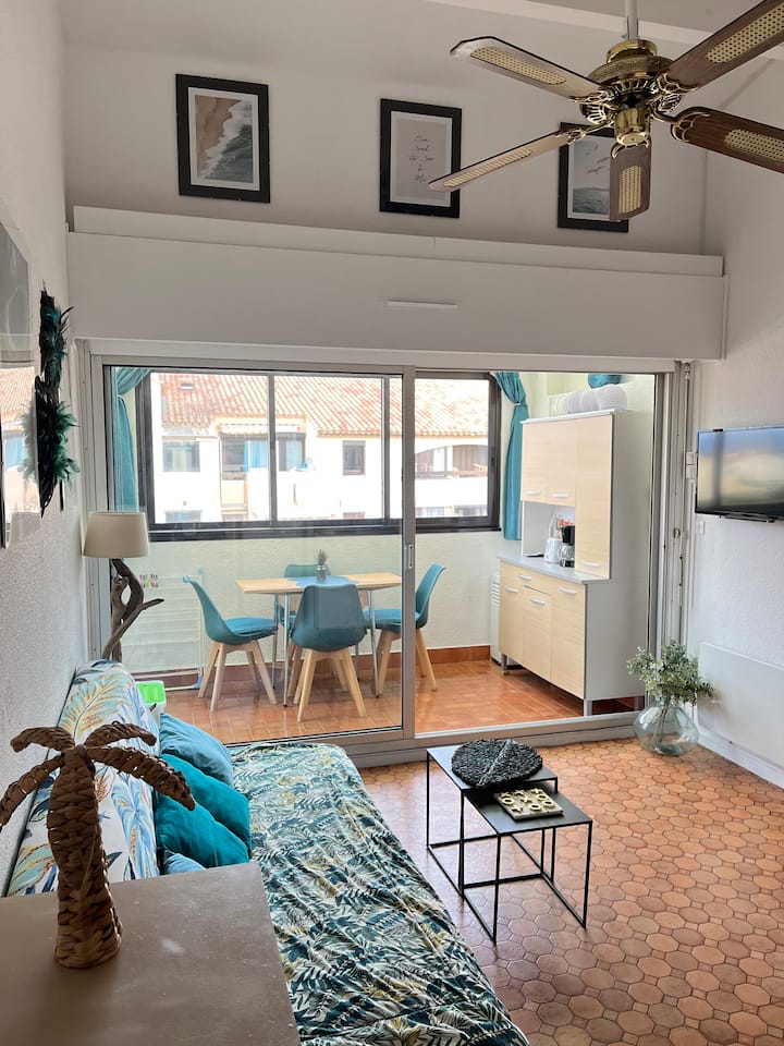 Appartement Accès Direct Plage - Le Barcarès