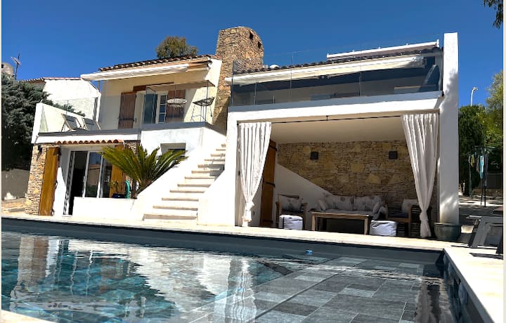 Haus Meerblick U. Pool 8 Pers - Bandol