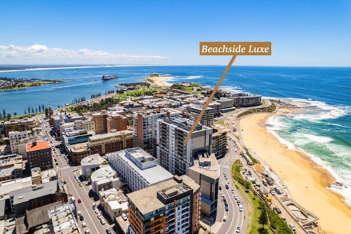 Beachside Luxe - L11 Views, Eats, Walks - 1 Car - Newcastle