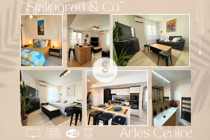 "Stalingrad & Co" Arles - Wifi & Climatisation - Arlés
