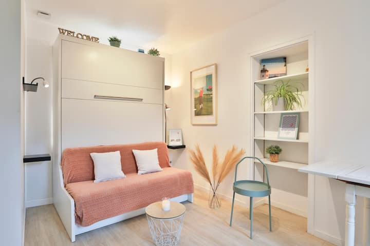 Sunny Studio + Terrasse, La Plage à 2 Pas ! - Vendée