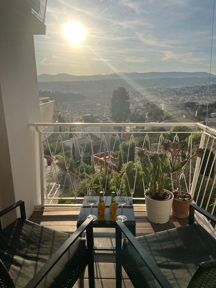 Exceptionnelle Vue Sur Nice | Proche Port & Mer - Villefranche-sur-Mer