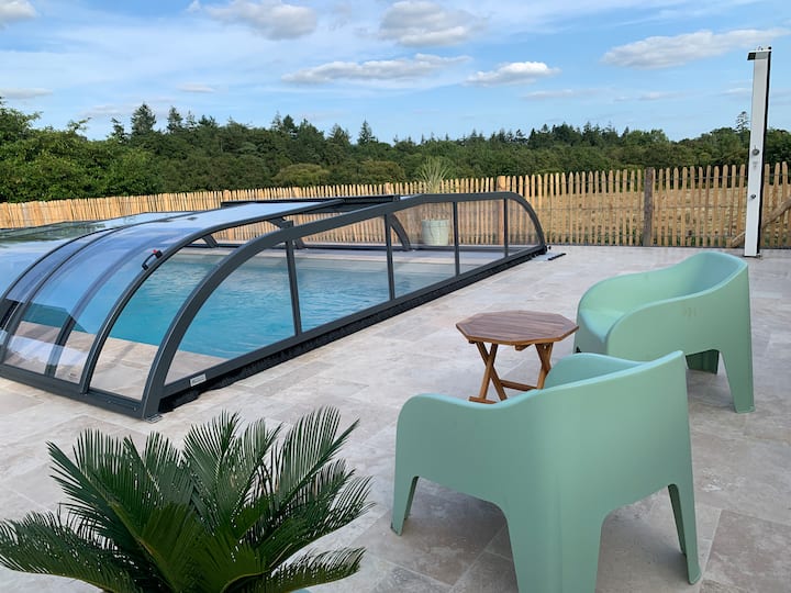 Gîte Le Pré En Bulles - 30 Couchages - Piscine - Châteaubriant