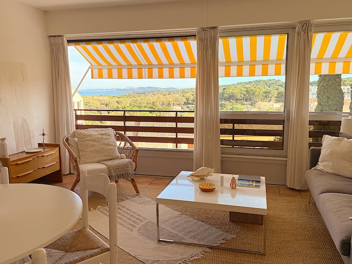 Vue Mer Panoramique à Giens ~ Plages à Pieds - Porquerolles