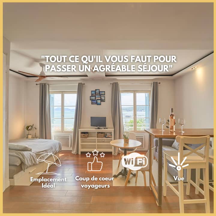 Séjour Rêvé à Tamaris – Studio Avec Vue Sur La Mer - La Seyne-sur-Mer
