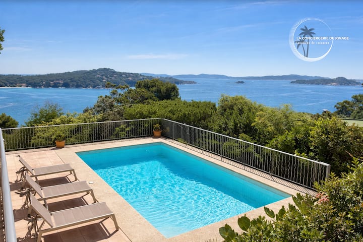 Villa La Sarrazine • Port Du Niel • Vue Sur La Mer - Porquerolles